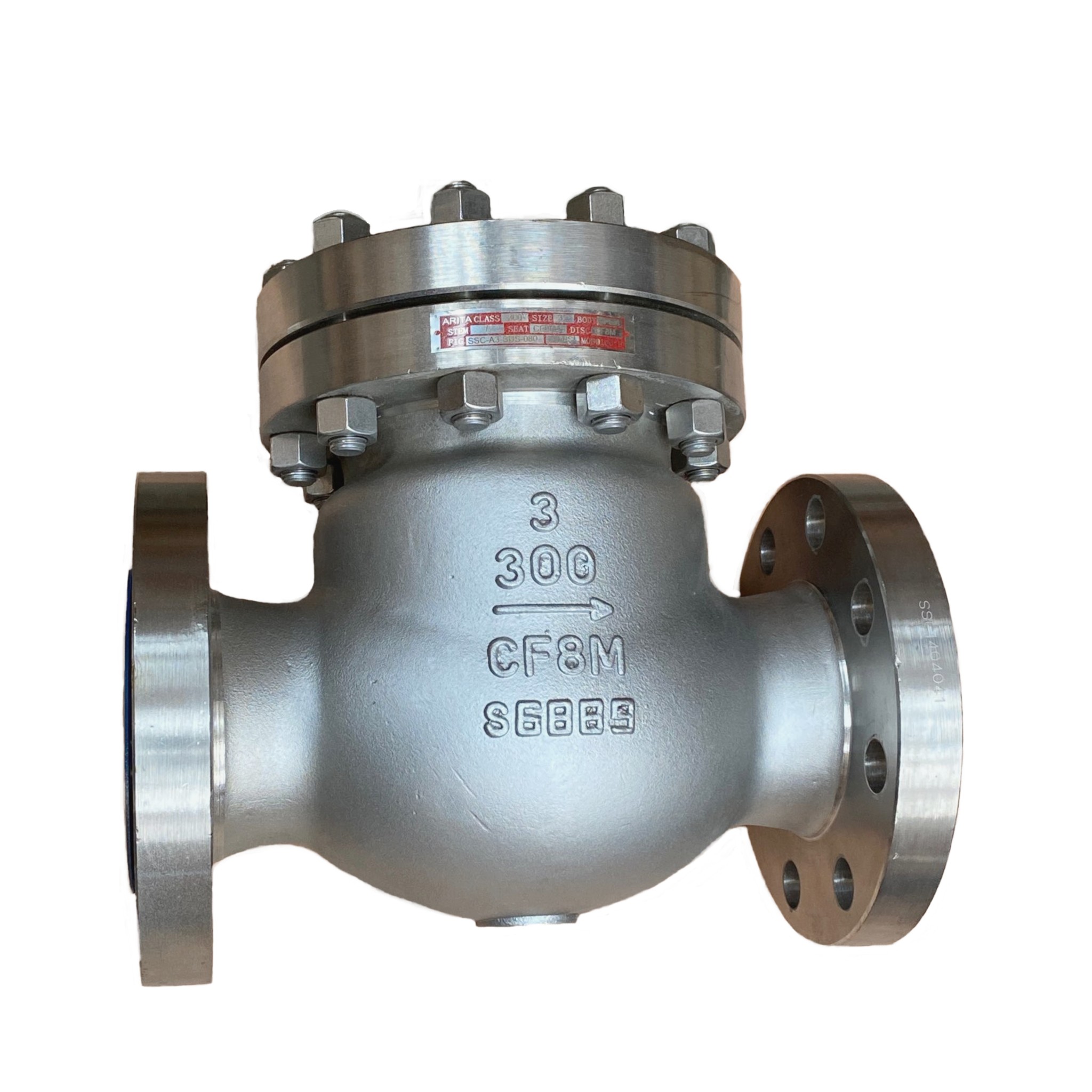 CF8M Flanged Swing Check Valve ANSI 300 - UNIMECH (Asia Pacific)