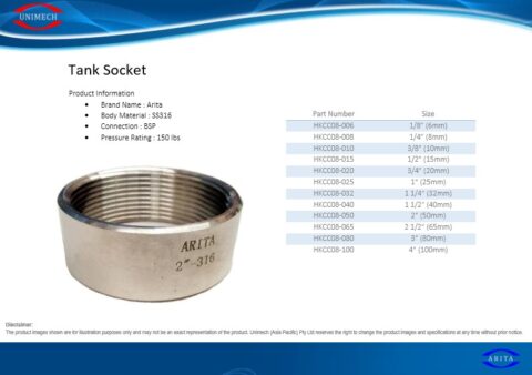 Tank Socket - UNIMECH (Asia Pacific)